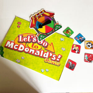McDonald's | Toys | Vintage Lets Go To Mcdonalds Game 20 Teaches Color ...